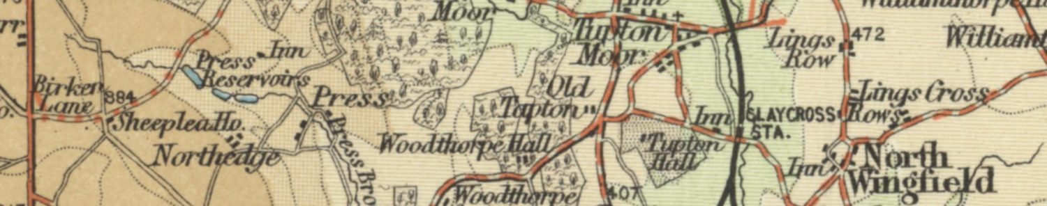 Ryknild Street Roman Road at Tupton - A History of Tupton